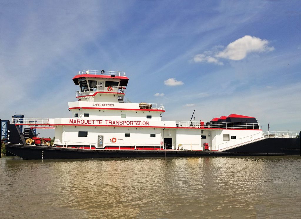 Photo: New Towboat For Marquette Transportation - The Waterways Journal