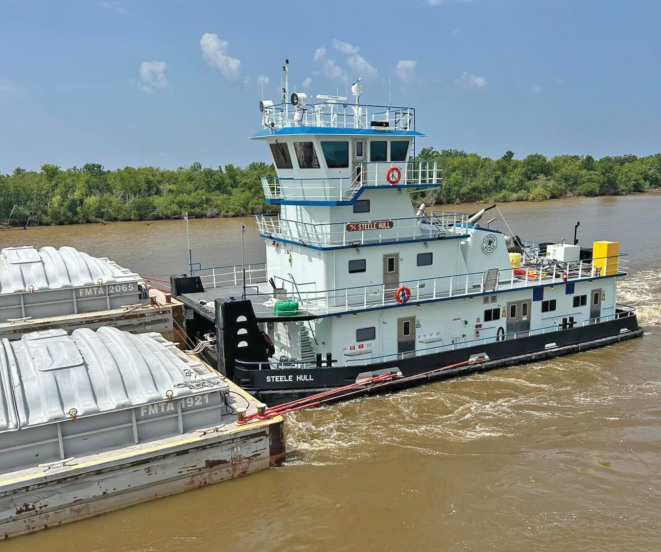 FMT Honors Steele Hull With Namesake Vessel - The Waterways Journal