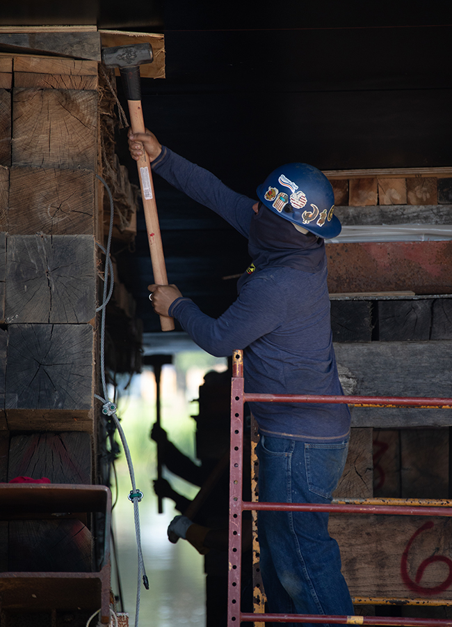 Thoma-Sea Launches Armor One Barge - The Waterways Journal